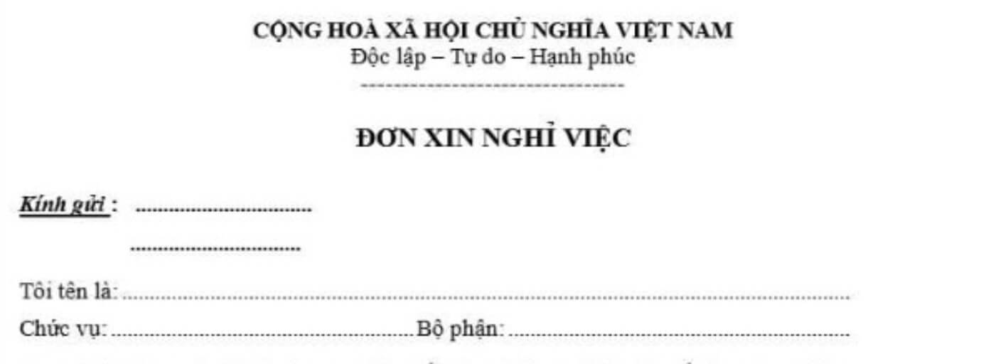 Viết đơn xin nghỉ việc đi nghĩa vụ quân sự – Vieclam123